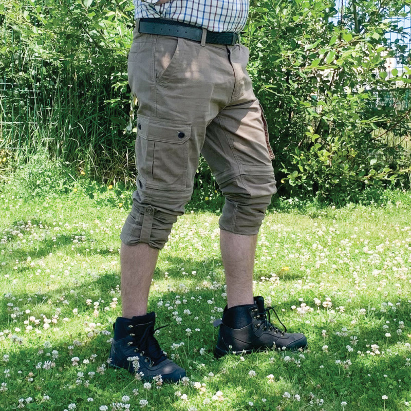 Pantalon treillis homme transformable 3 en 1 pantacourt et bermuda ...