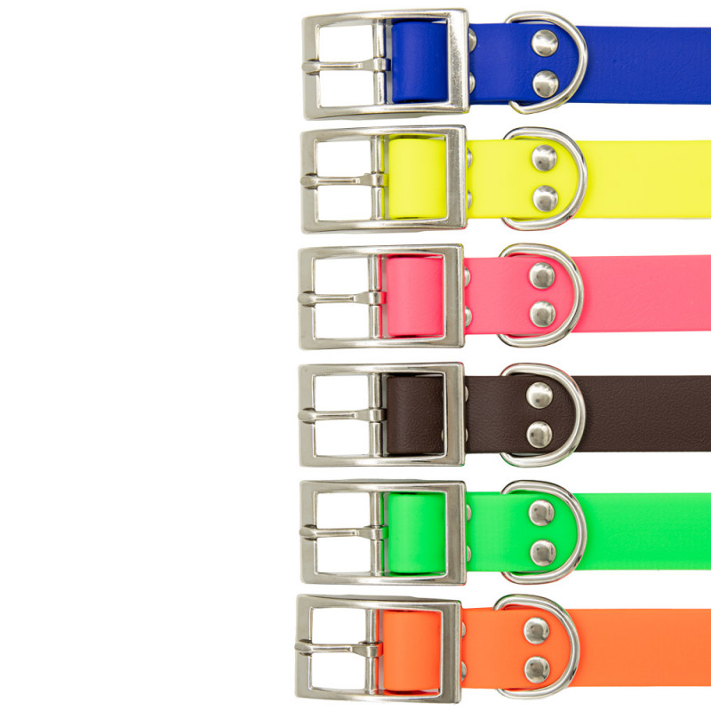 Colliers Biothane Beta taille standard - Ducatillon Belgique Coloris Jaune